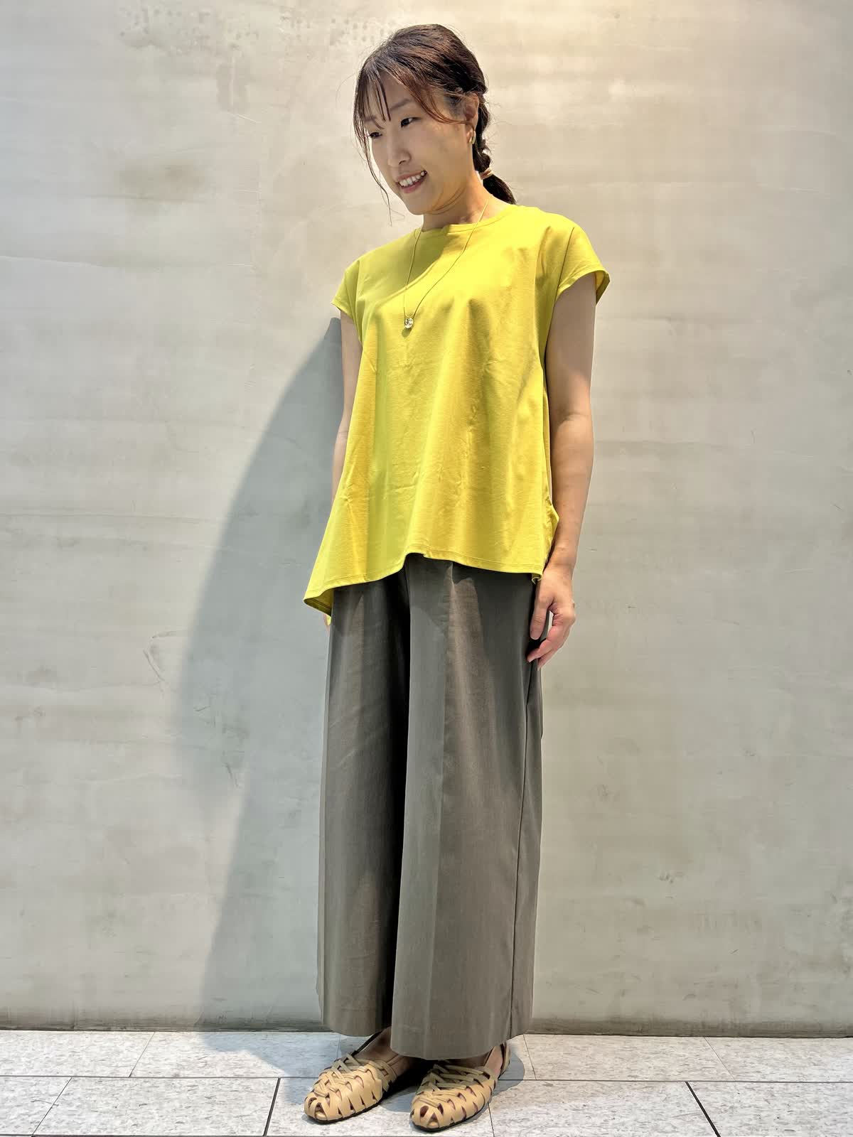 I.T.'S. international(Ladies)のカットソーを使った福山天満屋店INED/7-IDconcept./Maglieのスタッフスタイリング ｜フランドル（FLANDRE ...